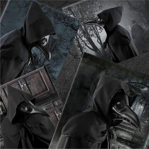 Accessories | 3 Pc Halloween Plague Doctor Mask Cloak Face Mask ...